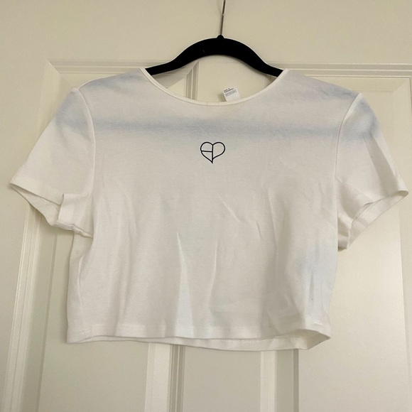 Divided | Tops | Cropped White Blackpink Band Merch | Poshmark